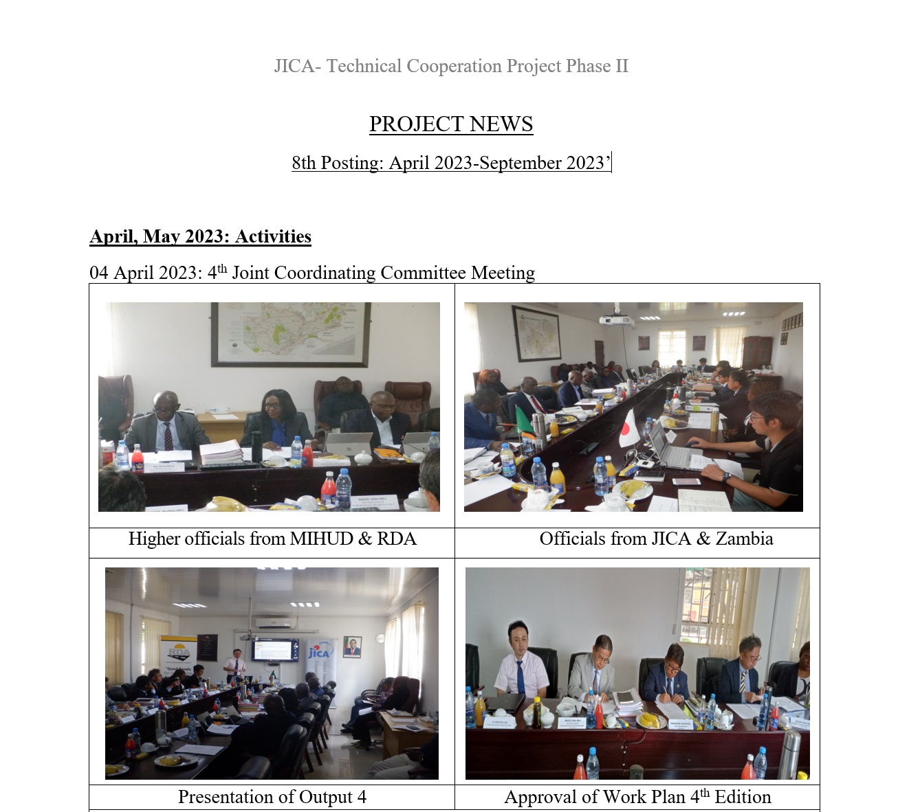 Newsletters – Road Development Agency