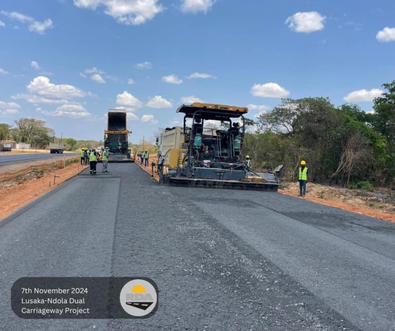 UPDATE ON CONSTRUCTION WORKS OF THE LUSAKA-NDOLA DUAL CARRIAGEWAY ...